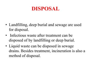 Hospital waste management | PPTX