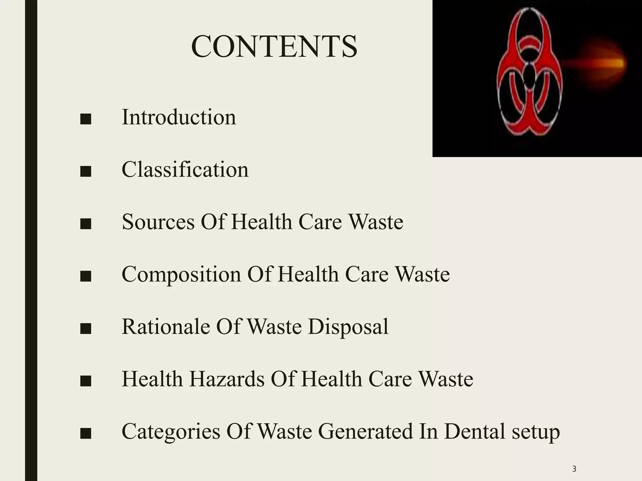 Biomedical waste management | PPTX