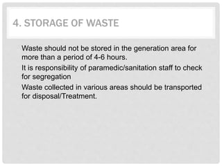 Hospital waste management | PPTX