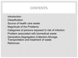 Hospital waste management | PPTX