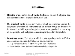 Hospital Waste Management for medical and paramedical healthcare ...