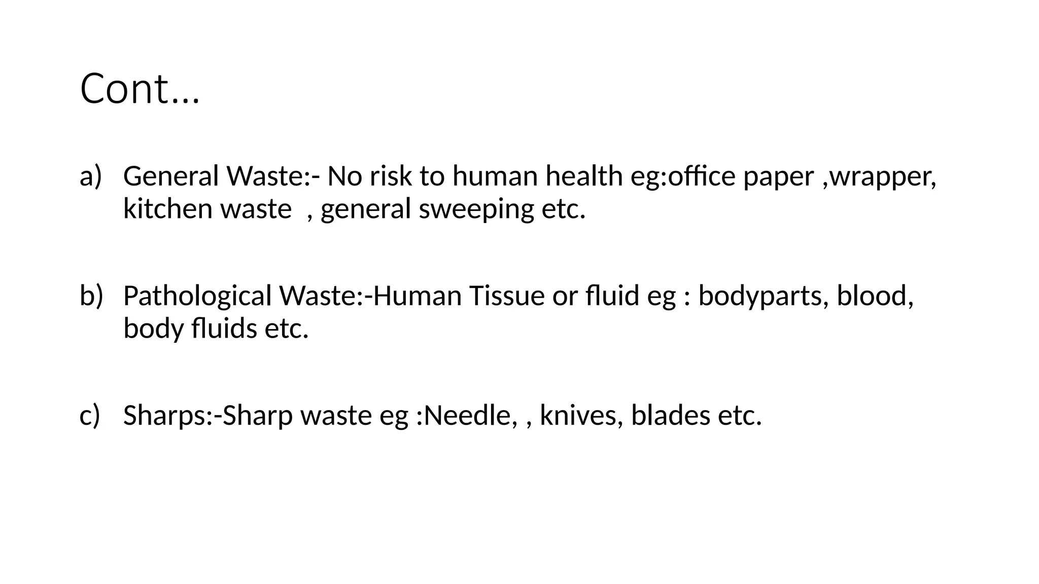 Hospital waste management ppt | PPTX