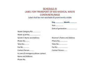 Hospital waste managemnt | PPTX