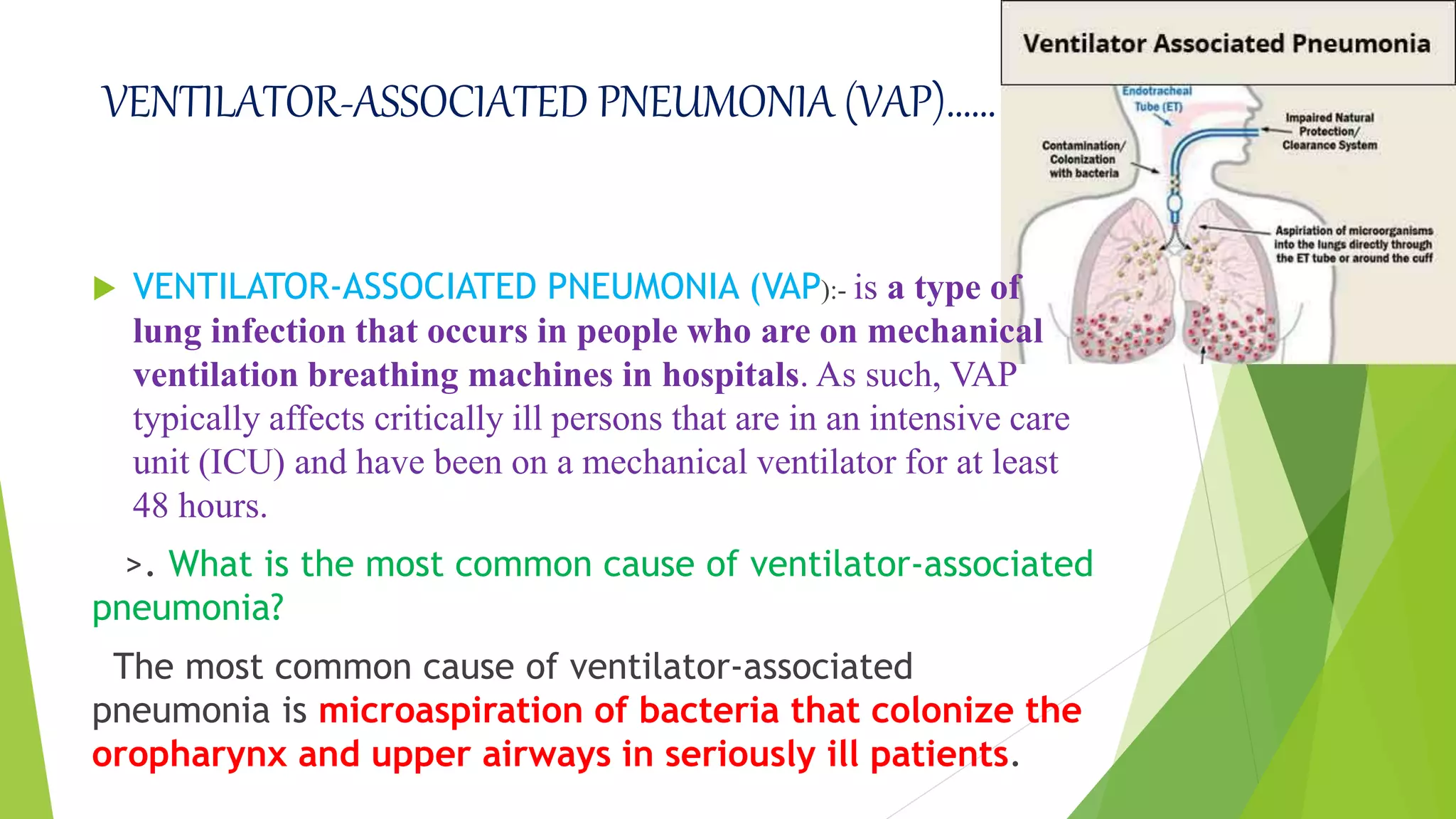HOSPTAL ACQUIRED PNEUMONIAE , PREVENTION AND MANAGEMENT PROTOCALS ...
