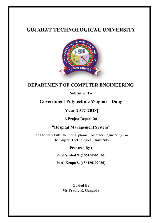 Hosptal management system | PDF