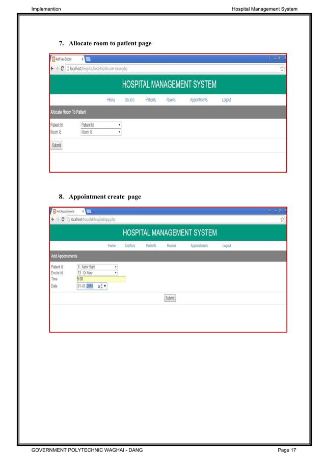 Hosptal management system | PDF
