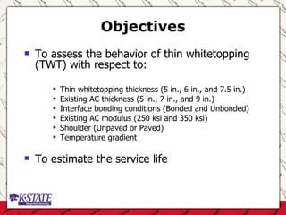 Extending Asphalt Pavement Life Using Thin Whitetopping | PPT