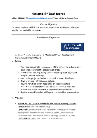 Hossam salah-cv | PDF