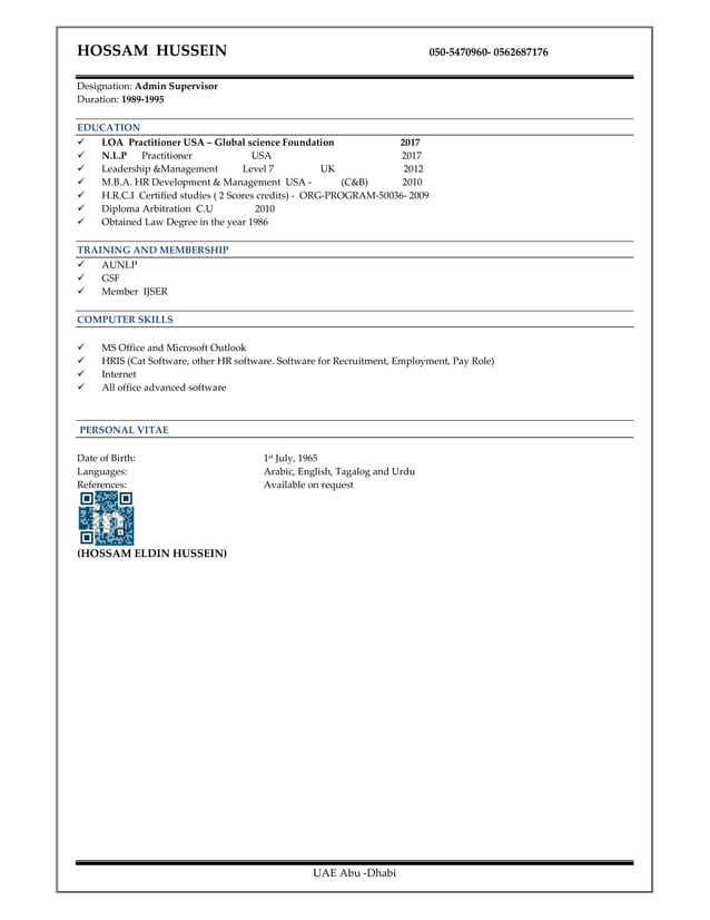 Hossam hussein revised final draft 3 | PDF