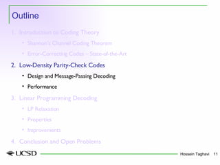 Hossein Taghavi : Codes on Graphs | PPT | Computer Networking | Computing