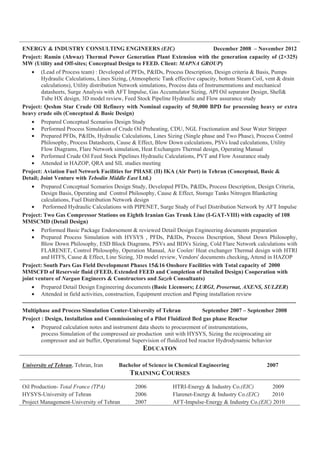 Hossein emadi CV | PDF