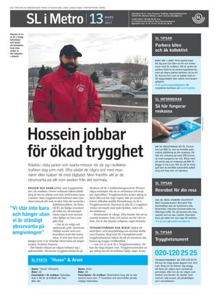 Trygghet en av SL:s viktigaste frågor | PDF