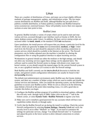 Host Based Security Best Practices | PDF