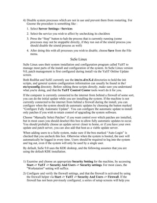 Host Based Security Best Practices | PDF