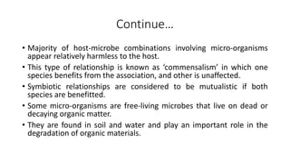 Host microbe interactions | PPTX