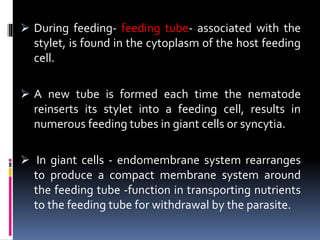 Host nematode interaction | PPTX