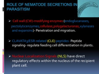 Host nematode interaction | PPTX