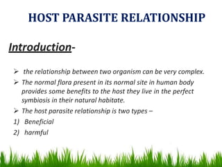 Host parasite relationship | PPTX