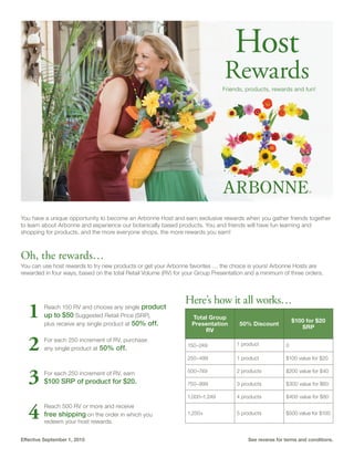 Host Rewards Flyer | PDF | Coupons and Discounts | Shopping