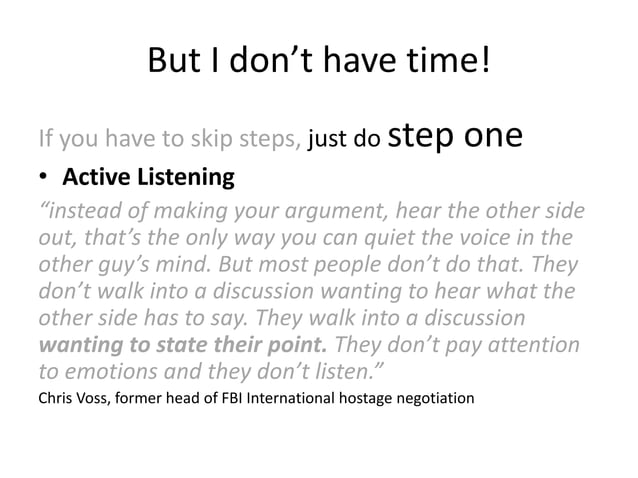 Hostage negotiations | PPTX