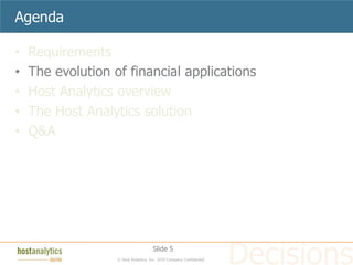 Host Analytics Overview | PPT