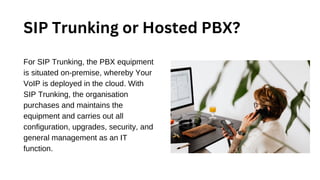 Hosted PBX and SIP Right Solution for Your Business - Your Comms | PPT