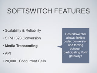 HostedSwitch® - Cloud VoIP SoftSwitch | PPT