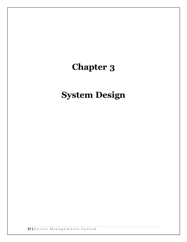 Hostel management system Software Engineering SRS | DOCX