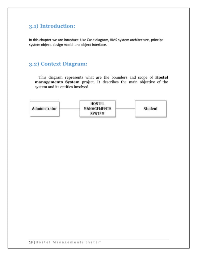 Hostel management system Software Engineering SRS | DOCX