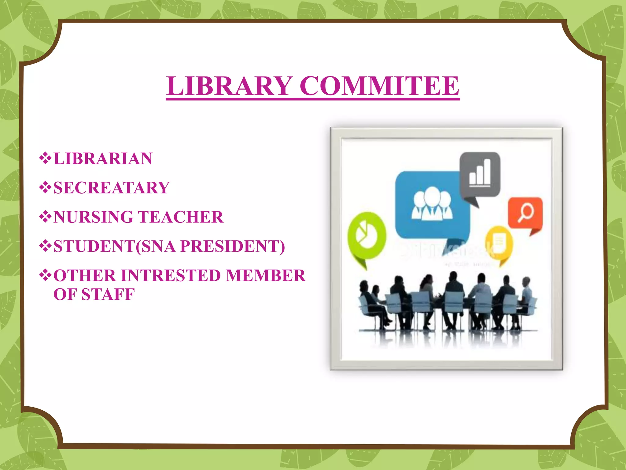 Hostel and library services | PPTX