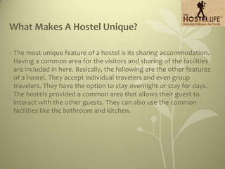 Hostel life | PPTX
