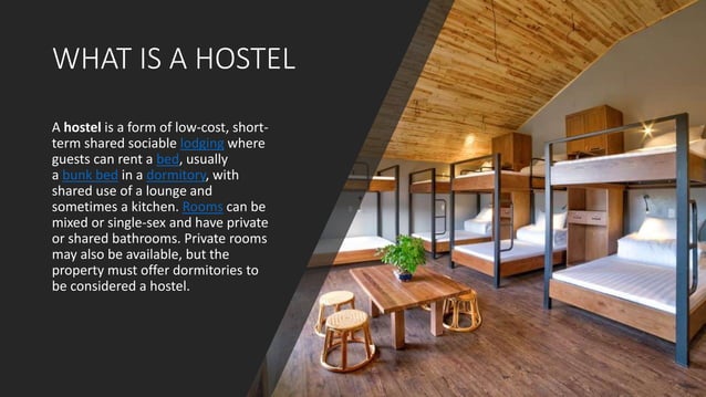 Literature study Hostels | PPTX