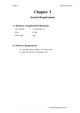 Hostel management project_report | DOCX
