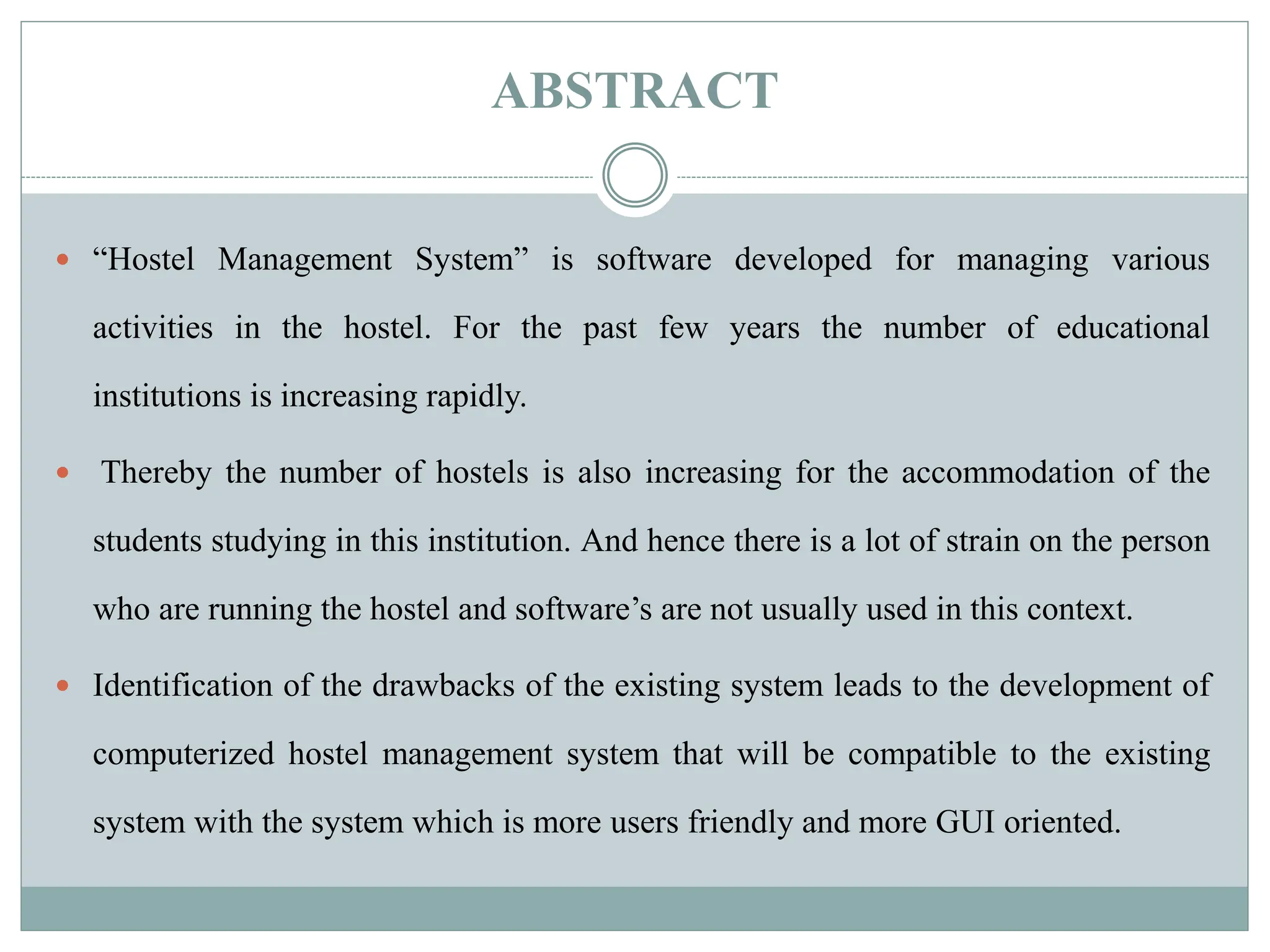 Hostel Management System - Final PPT.pptx | Operating Systems ...