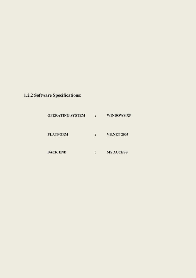 Hostel management system project report..pdf | Operating Systems | Computer Software and ...
