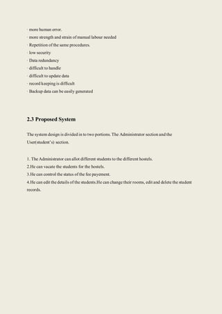 Hostel management system project report..pdf