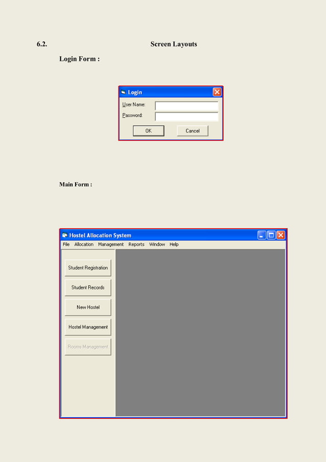 Hostel management system project report..pdf | Operating Systems | Computer Software and ...