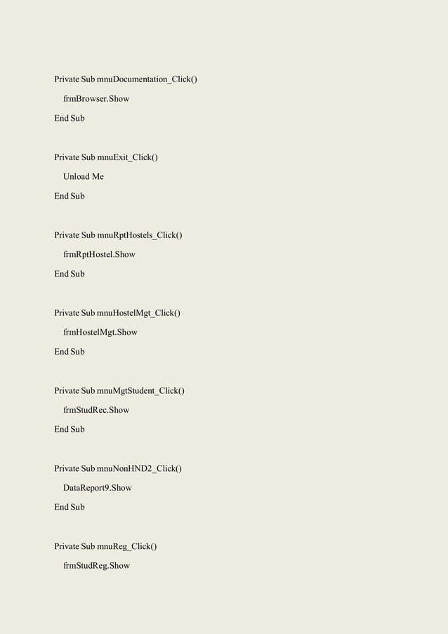 Hostel management system project report..pdf | Operating Systems | Computer Software and ...