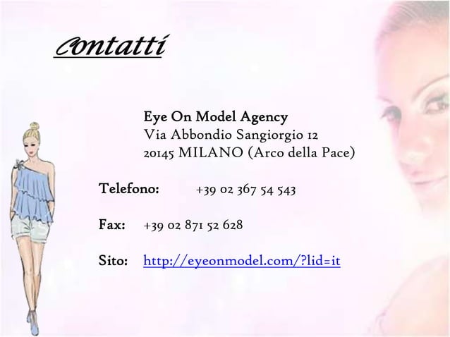 Shilla, modella Milano, Pescara, Torino, Verona | PPTX | Apparel ...