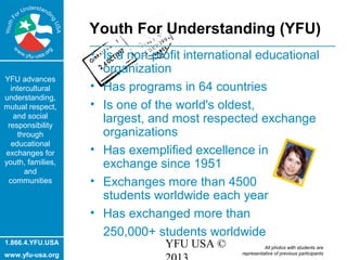 Hosting an Exchange Student with YFU | PPT