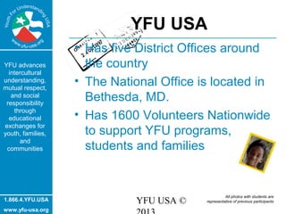 Hosting an Exchange Student with YFU | PPT