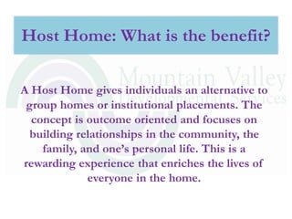 Host home provider pp 5.13