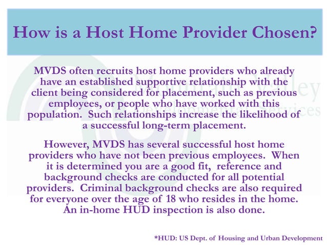 Host home provider pp 5.13