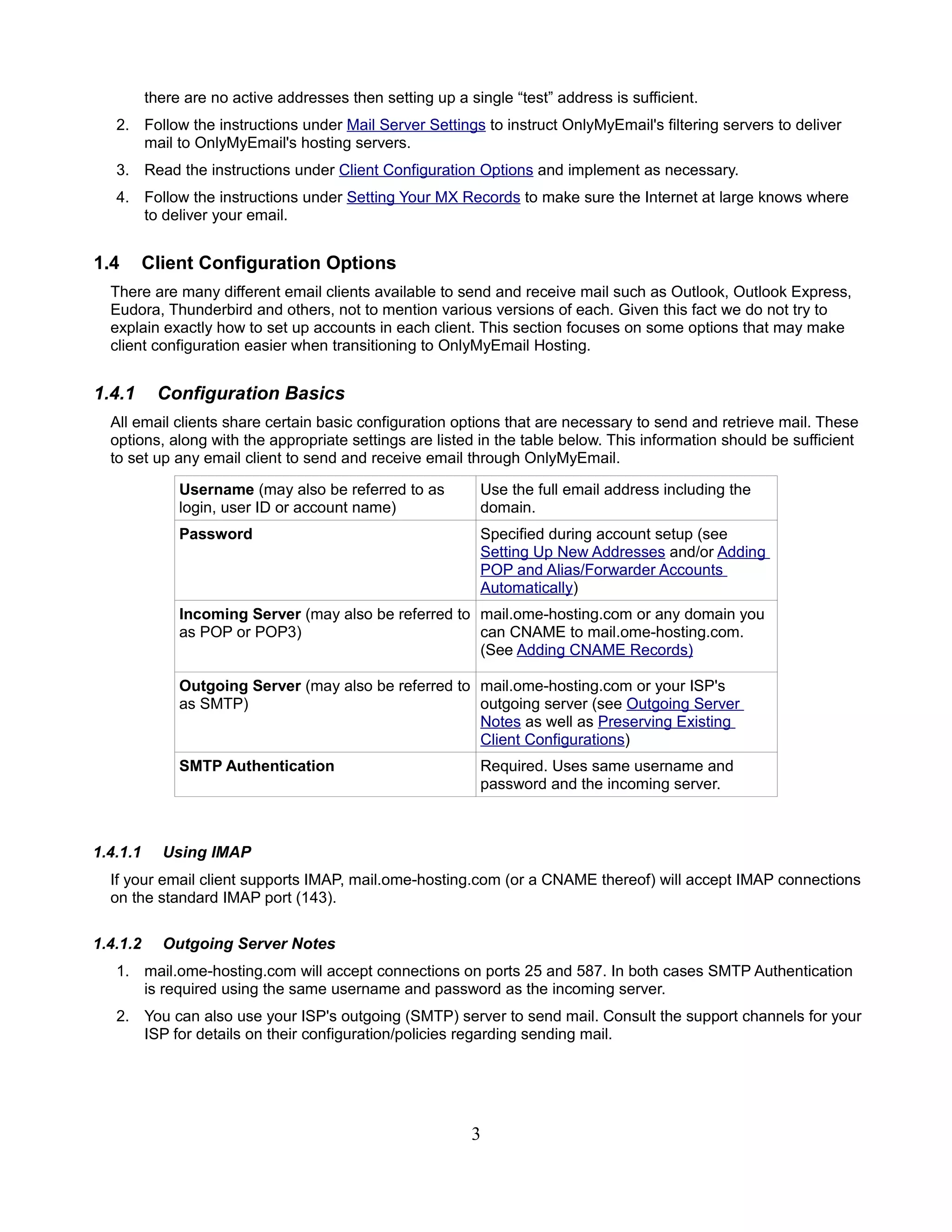 Hosting Configuration Documentation | PDF