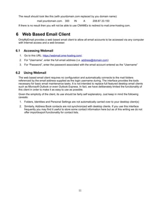 Hosting Configuration Documentation | PDF