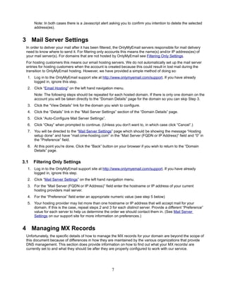 Hosting Configuration Documentation | PDF
