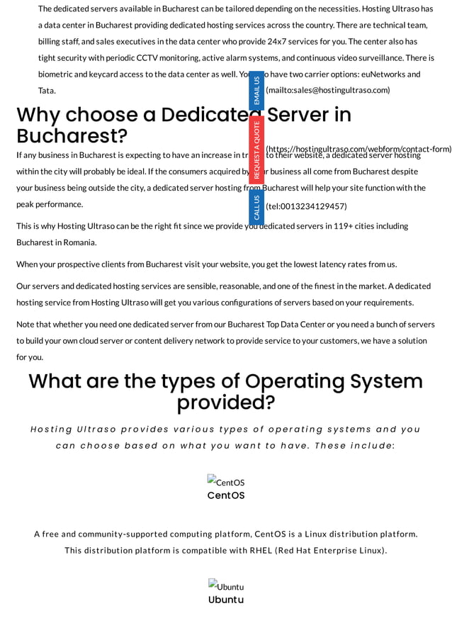 Hostingultraso bucharest | PDF
