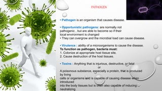 Host microbial interaction in periodontal disease | PPTX