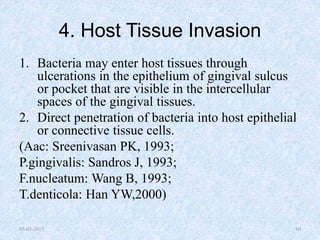 Host microbial interaction part 1 | PPTX