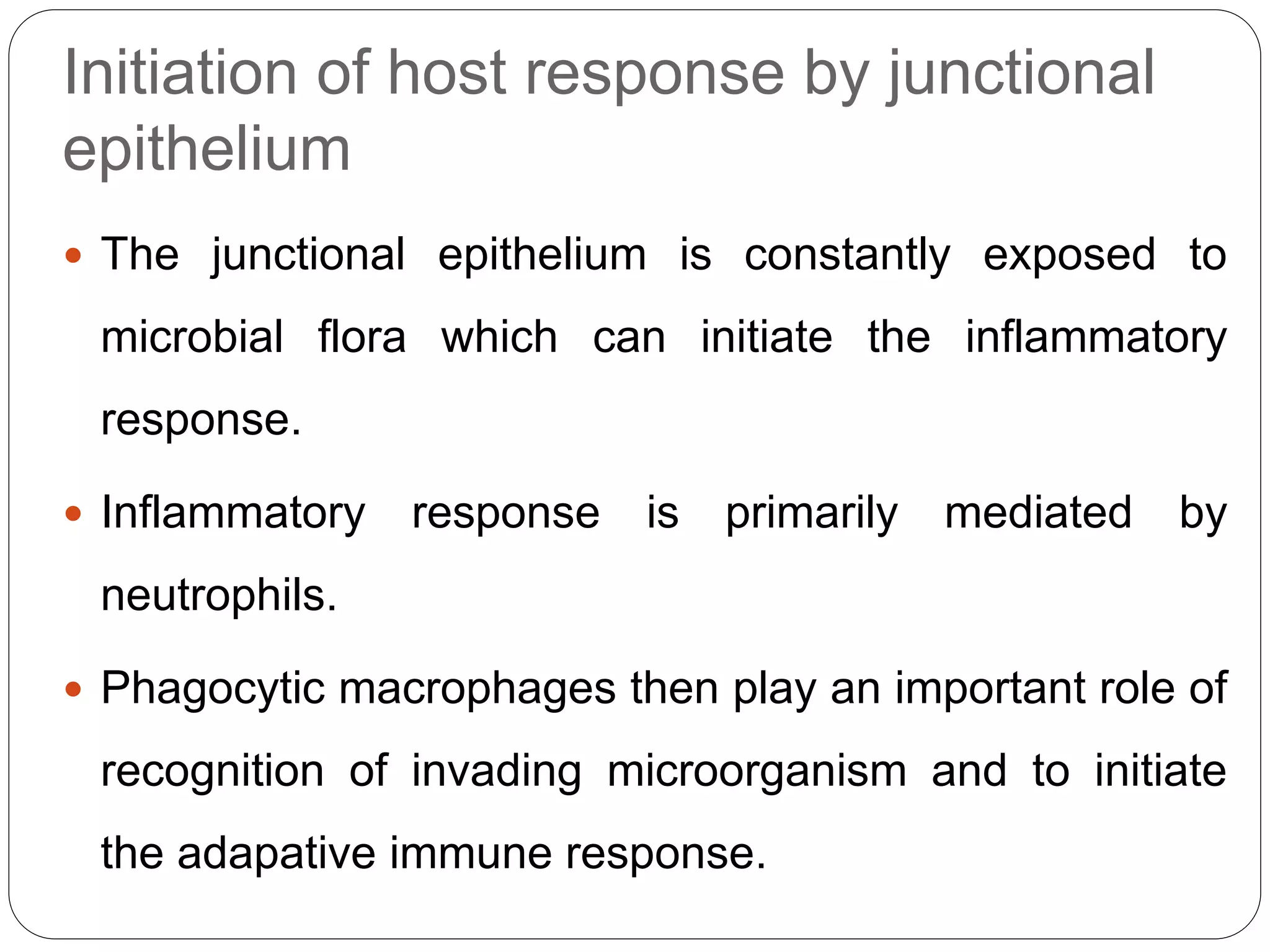 Host Microbial Interactions In Periodontal Diseases Pptx